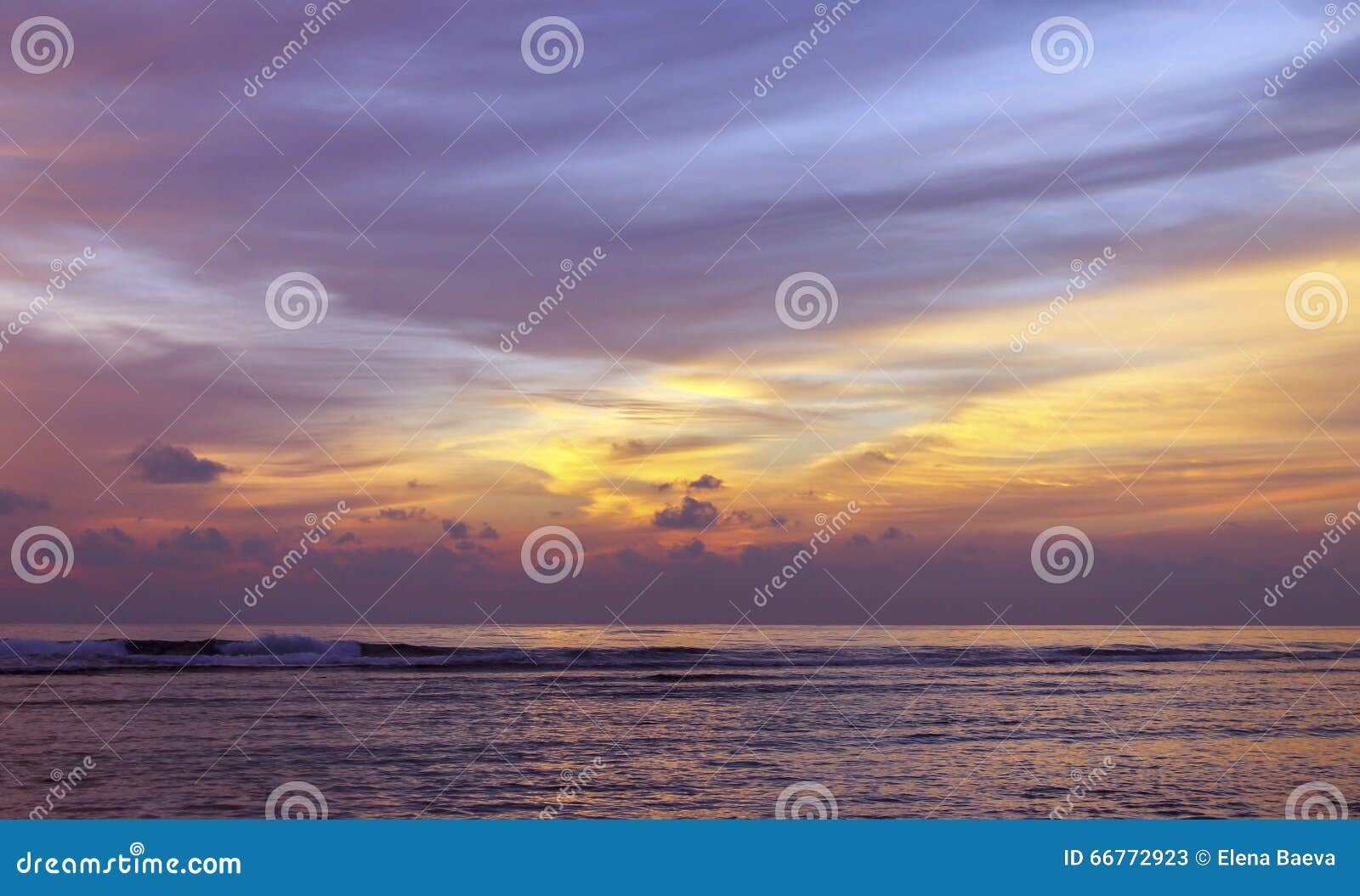 Crazy sunset. stock image. Image of plage, maldives, scenery - 66772923
