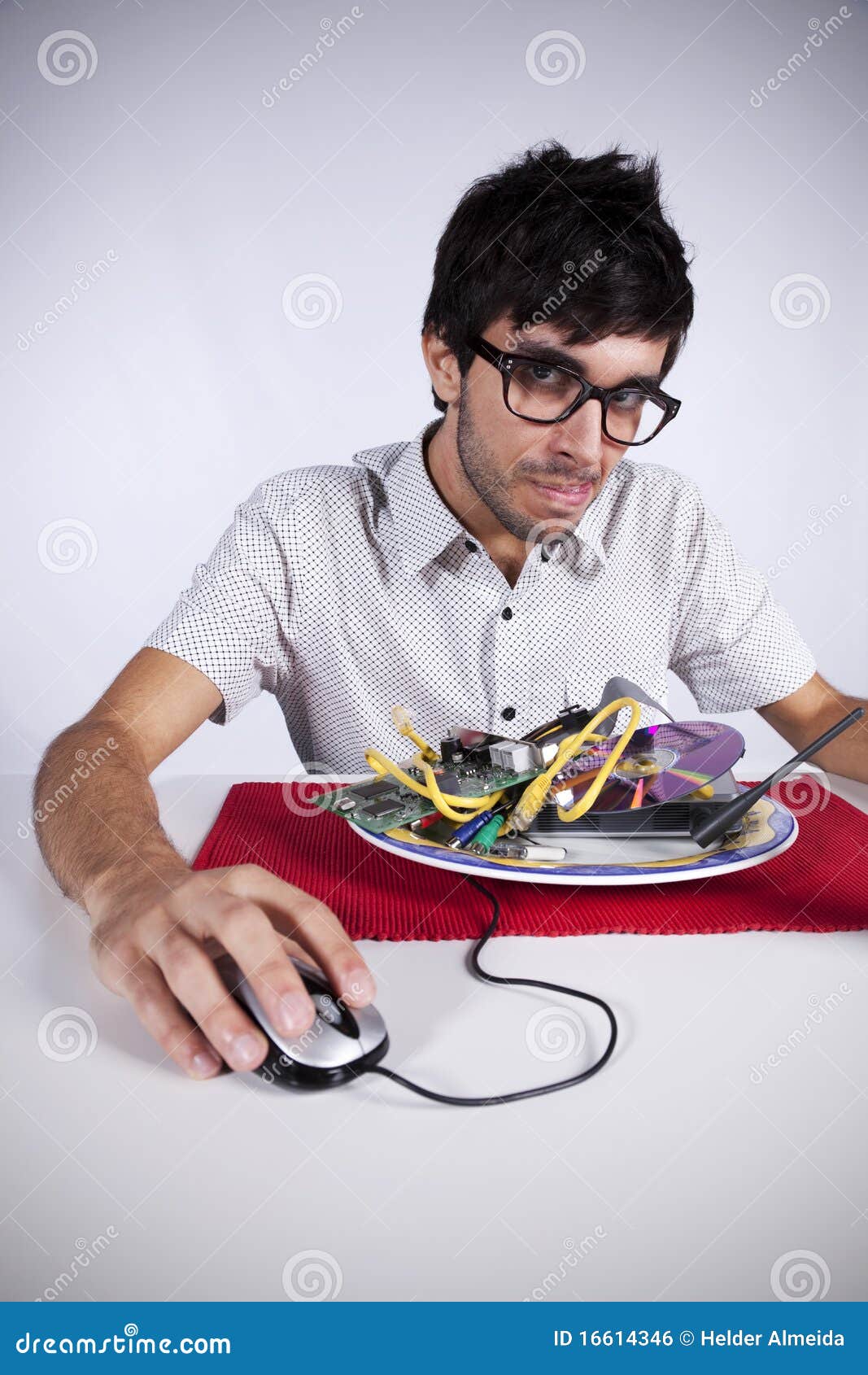 Crazy About Technology Royalty Free Stock Image - Image: 16614346