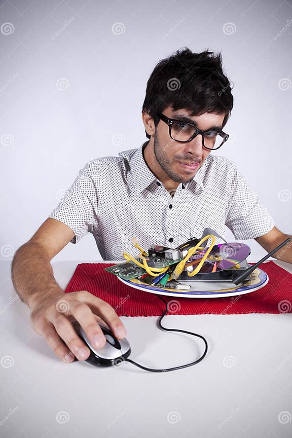 Crazy about technology stock photo. Image of fast, cheerful - 16614346