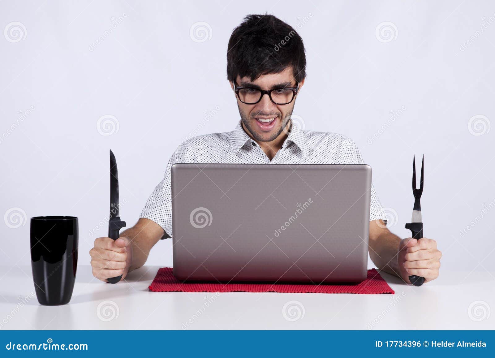 Crazy about technology stock photo. Image of digital - 17734396