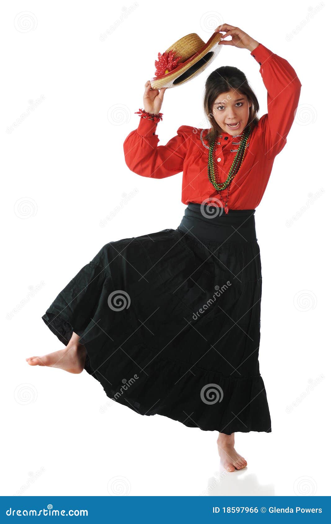 Crazy Teen Dancer stock photo. Image of pretty, dancing - 18597966