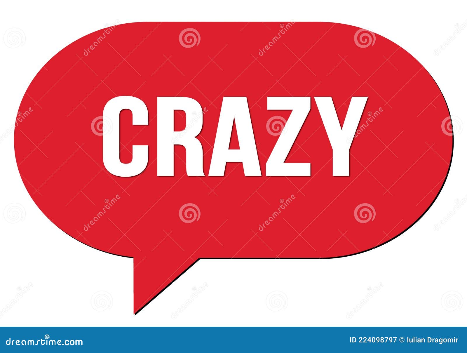 I`m Crazy About You Text Write By Lipstick Pink Color Vector ...
