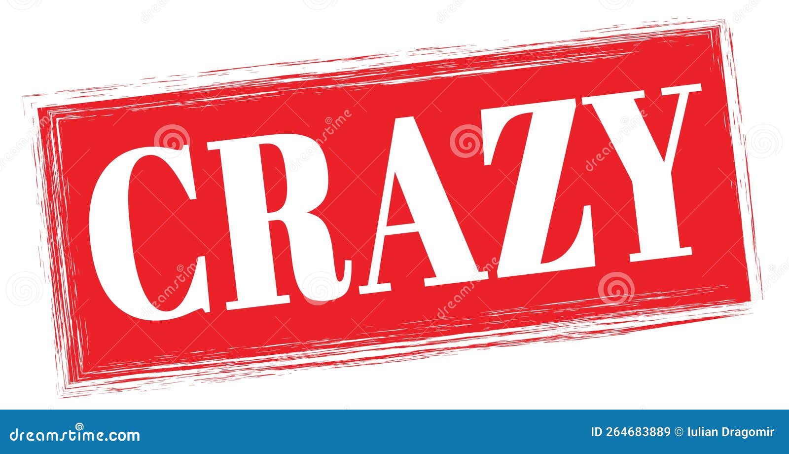 CRAZY Text Written on Red Stamp Sign Stock Illustration - Illustration ...