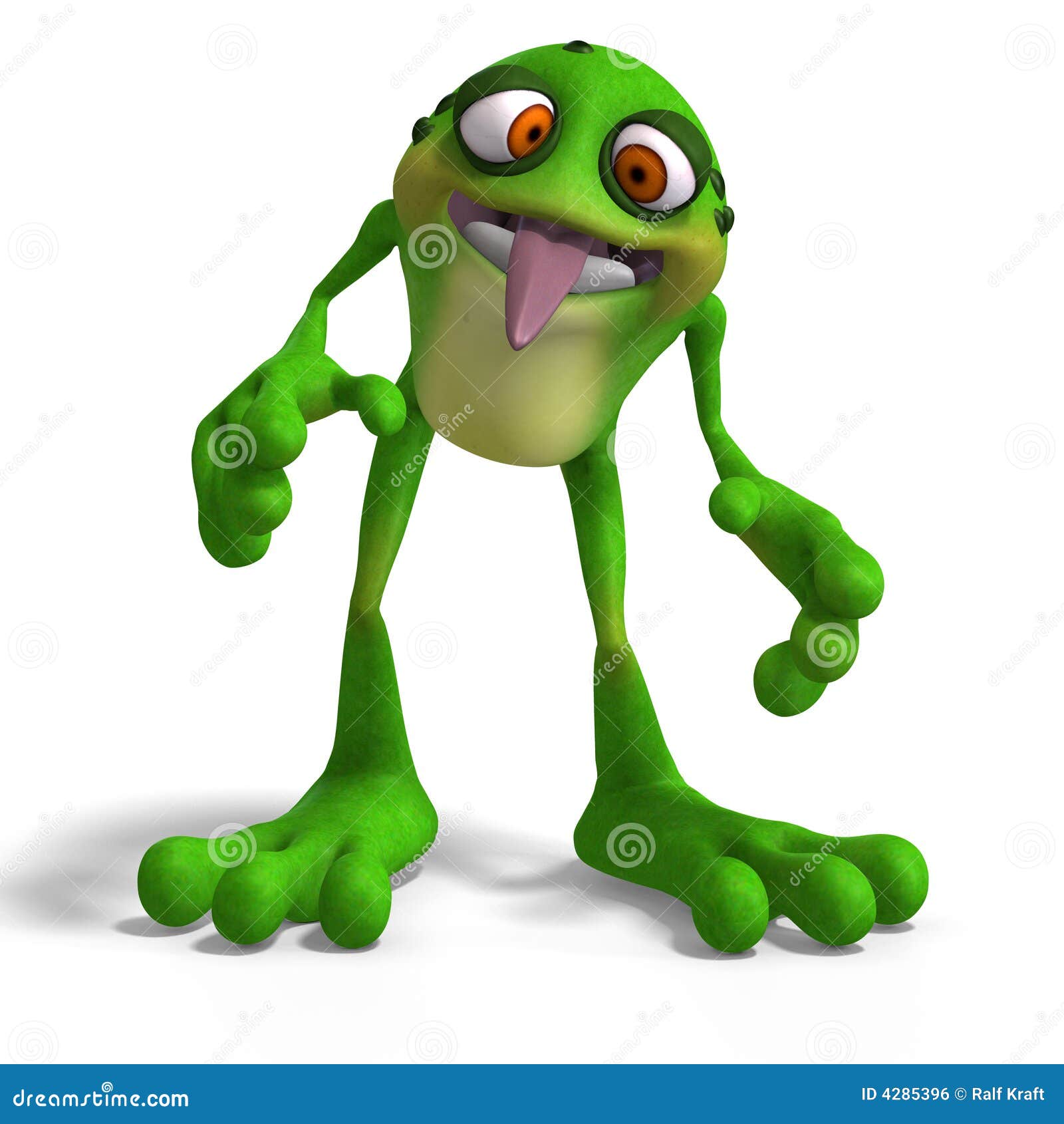 Crazy Toad stock illustration. Illustration of toad, cute - 4285396