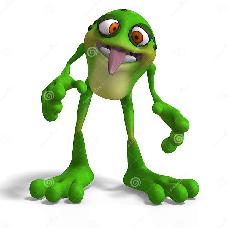 Crazy Toad stock illustration. Illustration of toad, cute - 4285396