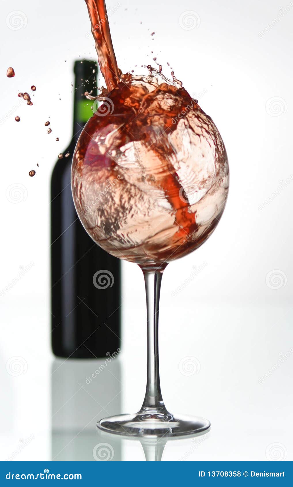 Crazy wine splash stock photo. Image of elegant, glass - 13708358