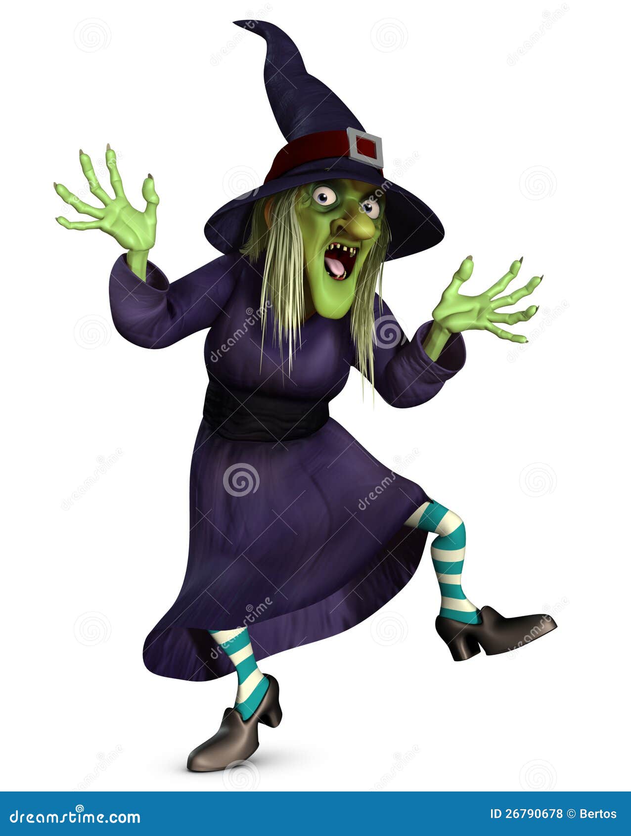 Crazy Broom Behind In The Character Door Cartoon Vector | CartoonDealer.com #161235239