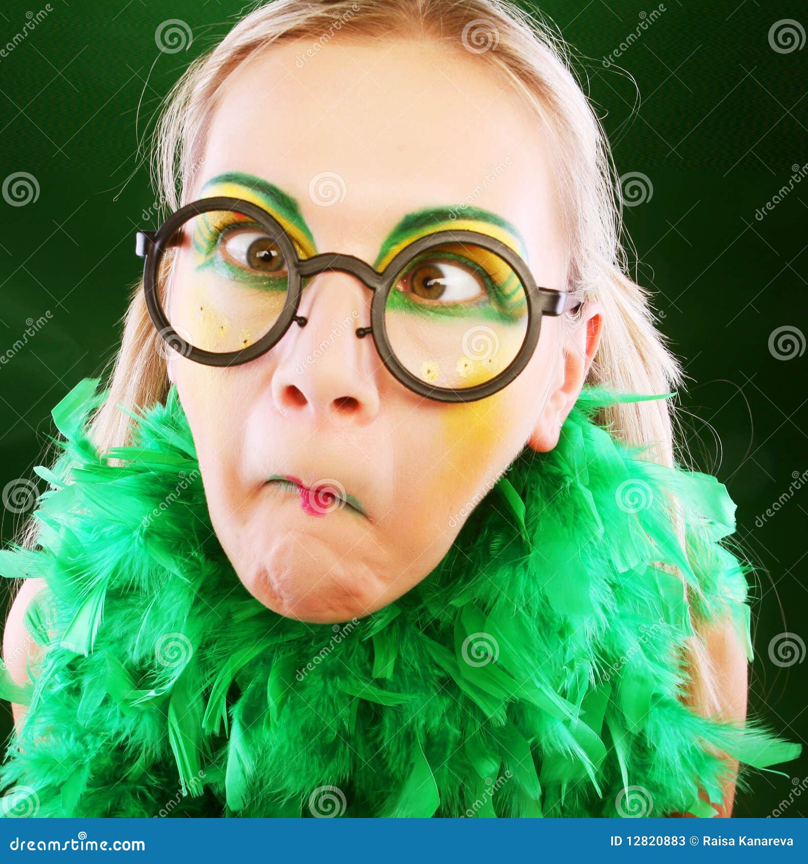 Crazy woman stock image. Image of mouth, making, creative - 12820883