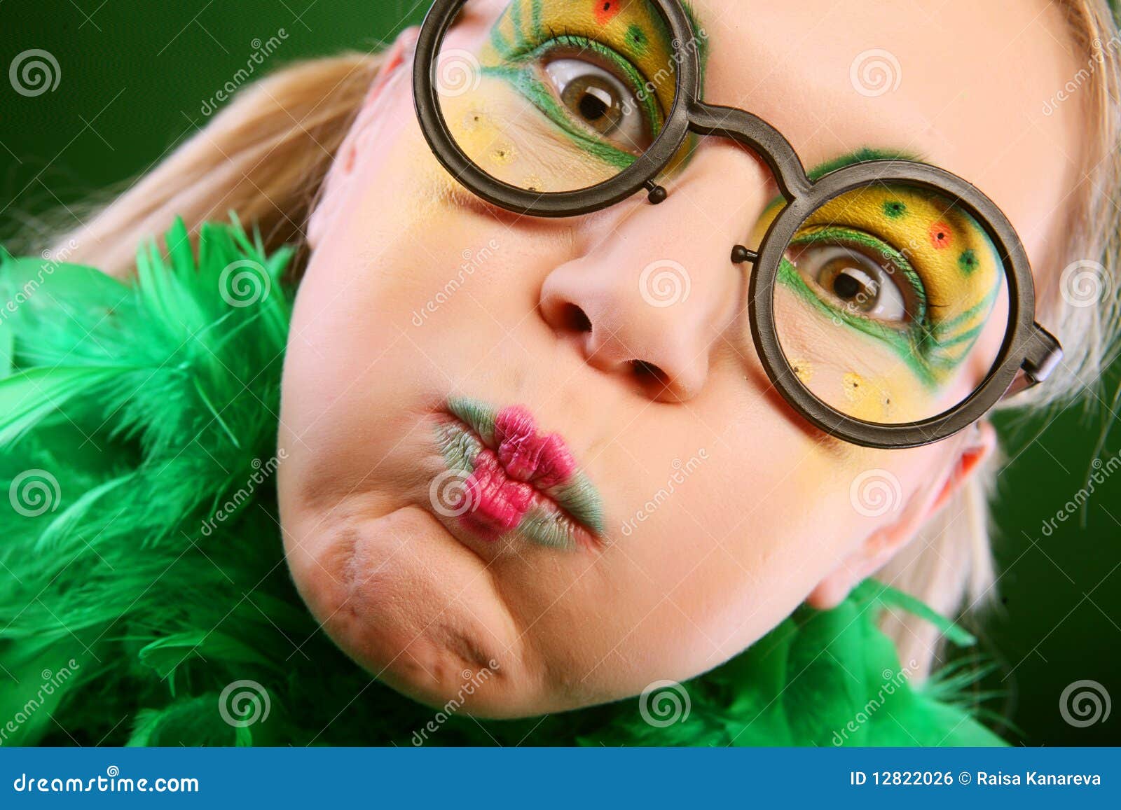 Crazy woman stock photo. Image of facial, affectionate - 12822026