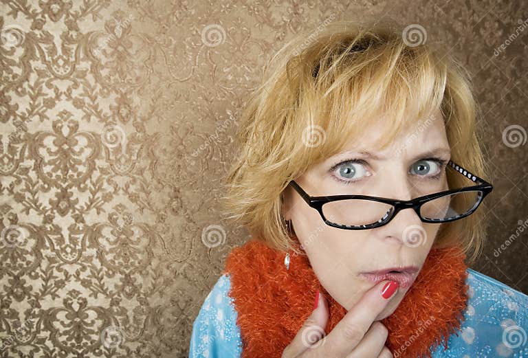 Crazy Woman stock photo. Image of lurid, gaudy, gandmother - 5853990