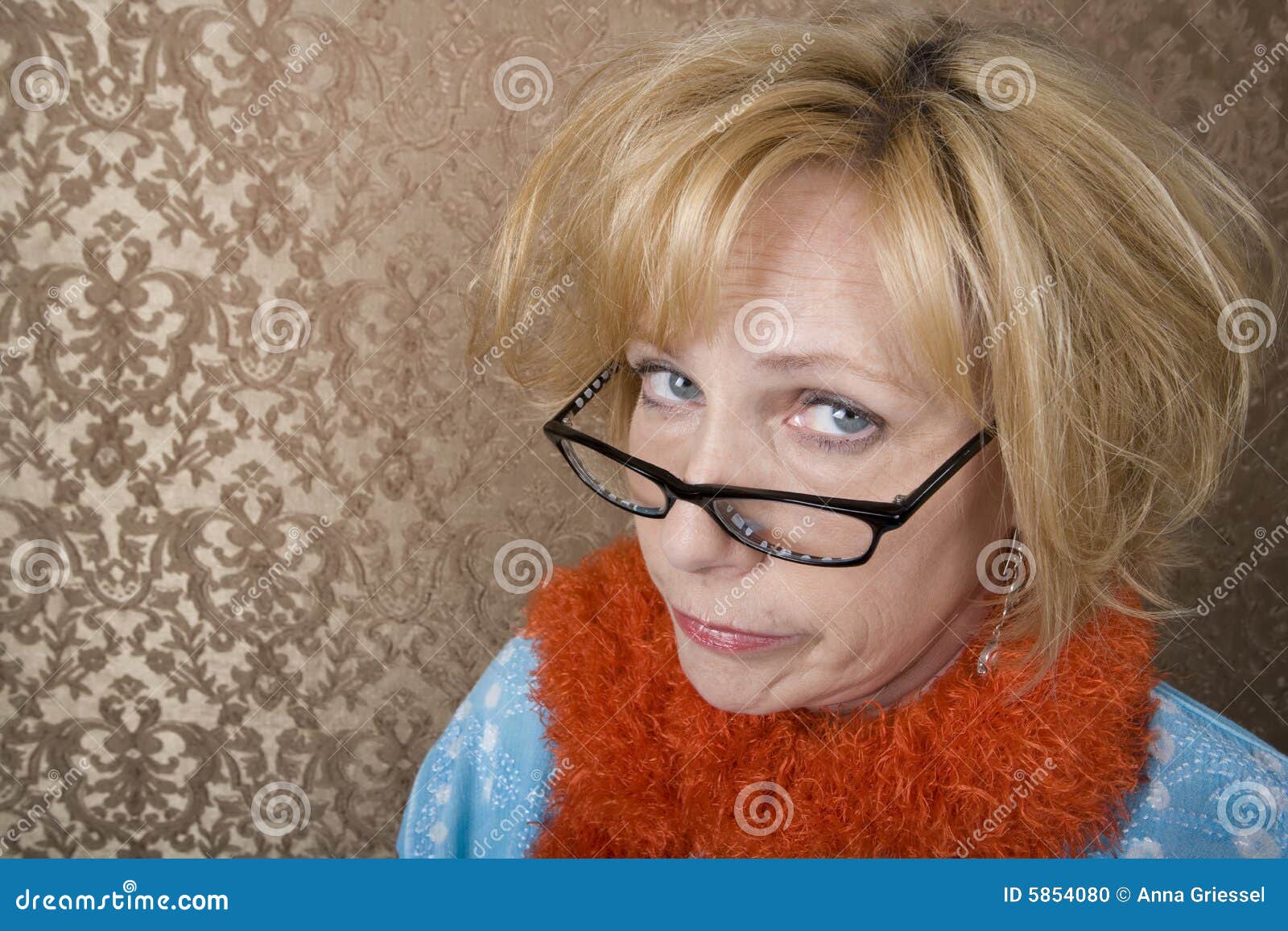 Crazy Woman stock photo. Image of showy, brassy, silly - 5854080