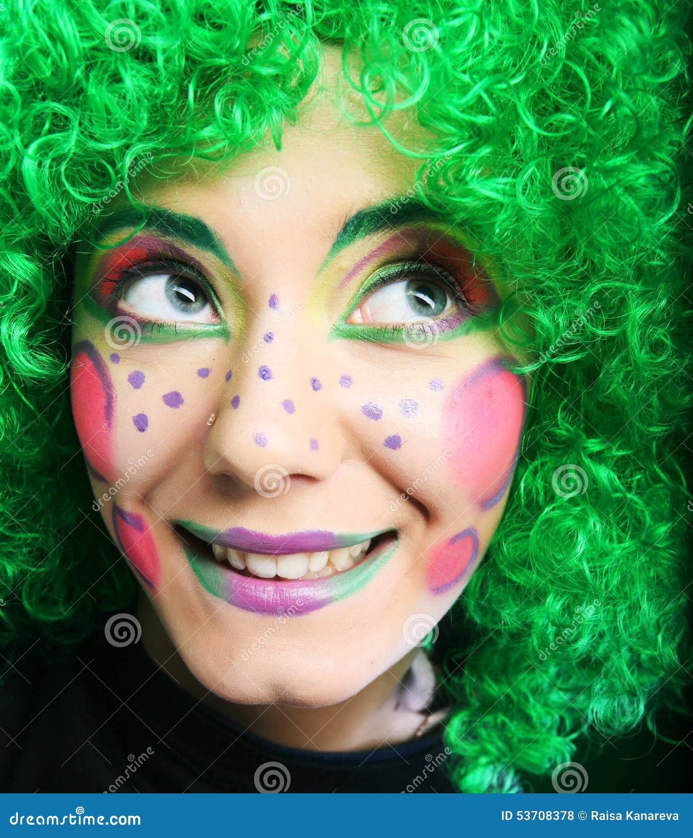 Crazy woman stock photo. Image of distorted, fool, expression - 53708378