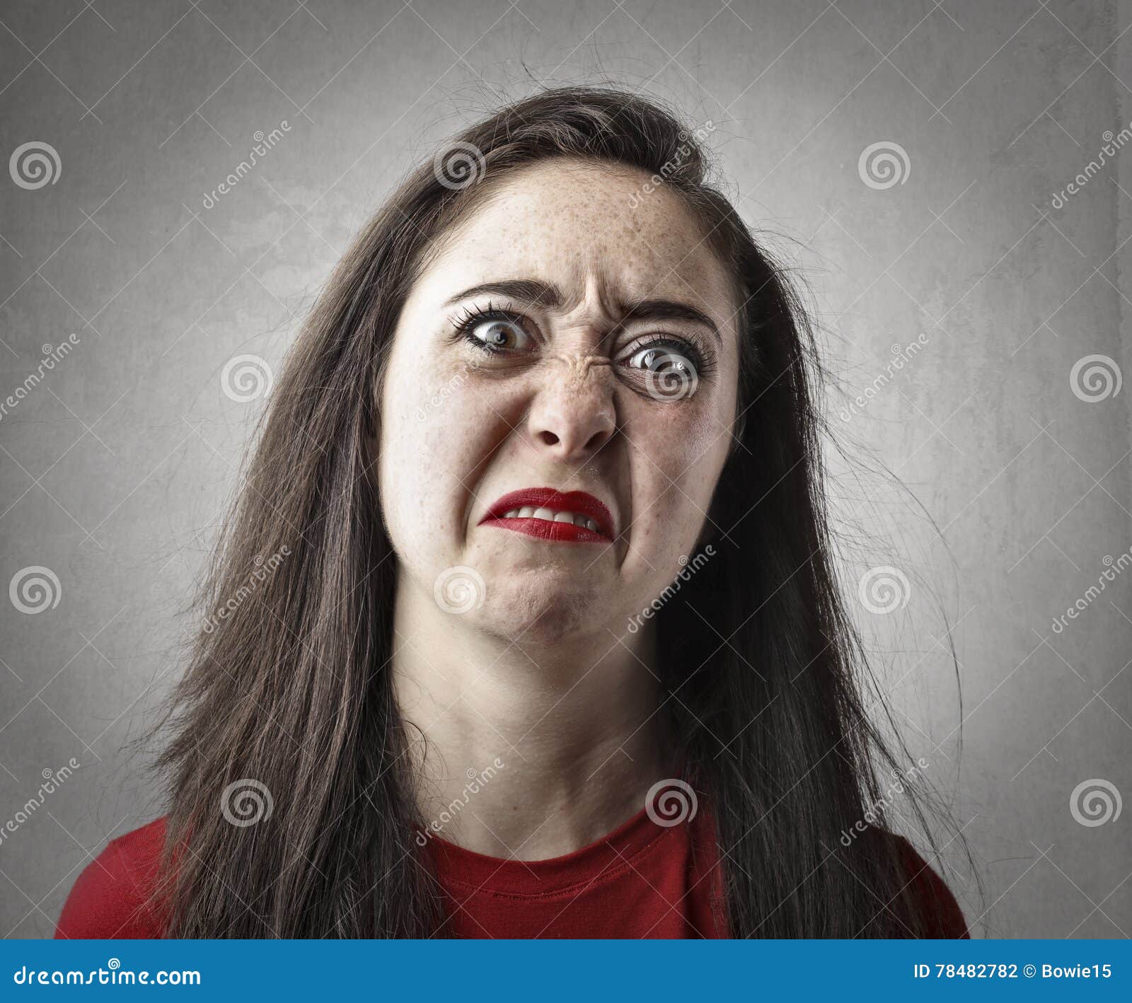 Crazy woman stock photo. Image of sucks, stink, girl - 78482782