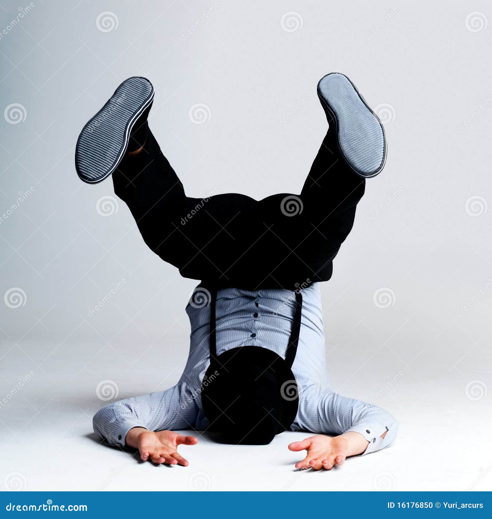 Crazy Young Guy On Floor In A Weird Position Stock Photo - Image of ...