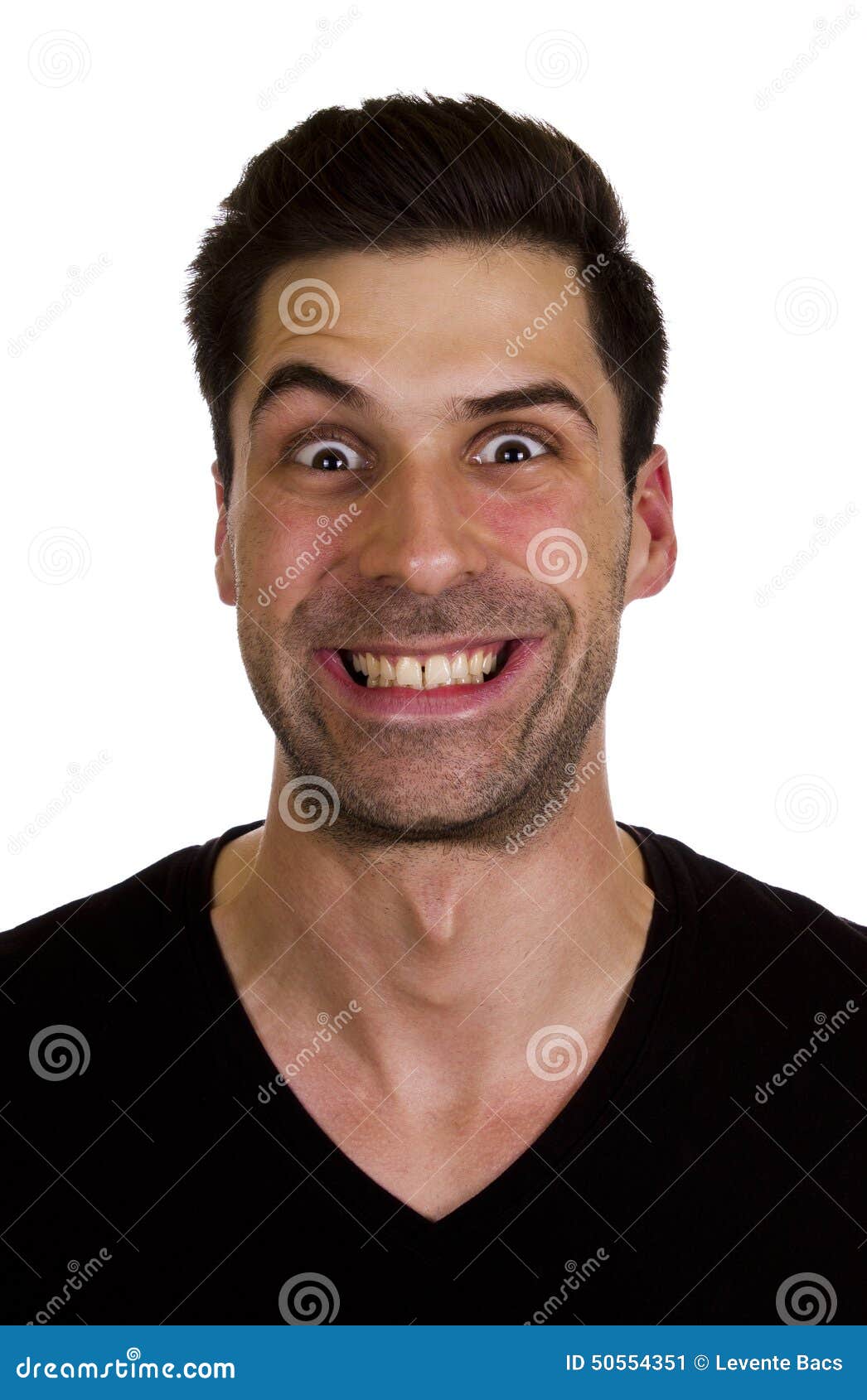 Crazy Young Man stock image. Image of eyes, bizarre, eastern - 50554351