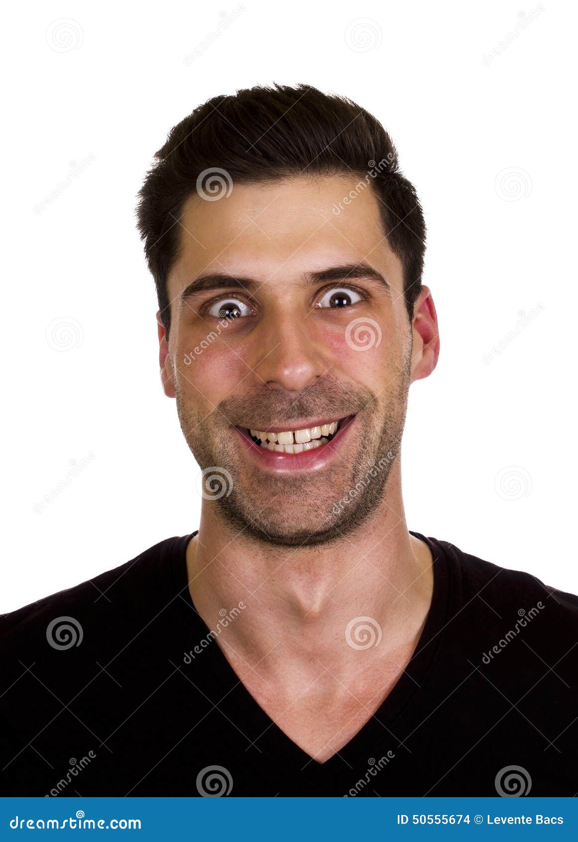 Crazy Young Man stock photo. Image of european, lifestyles - 50555674