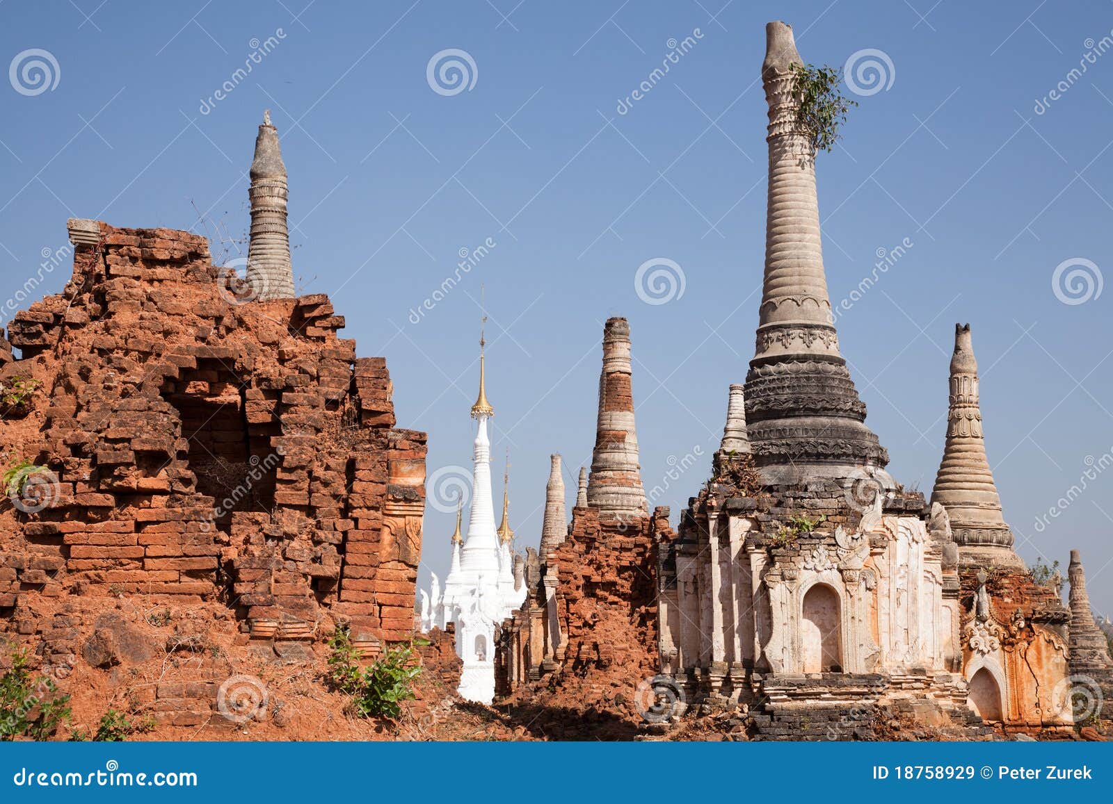 Crazy Zedi stock image. Image of stupa, religion, myanmar - 18758929