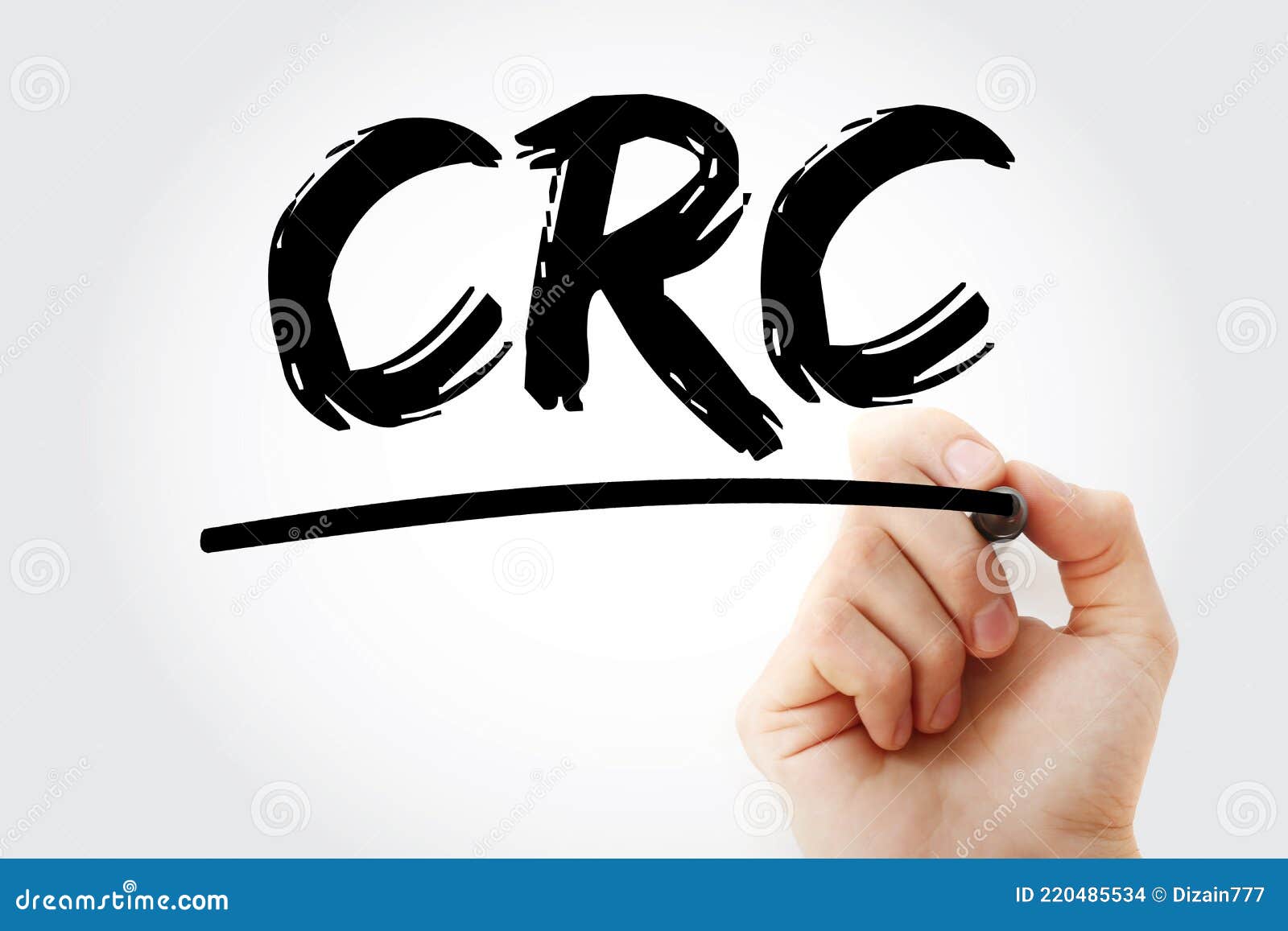 CRC - Cyclic Redundancy Check Acronym, Technology Concept Background ...