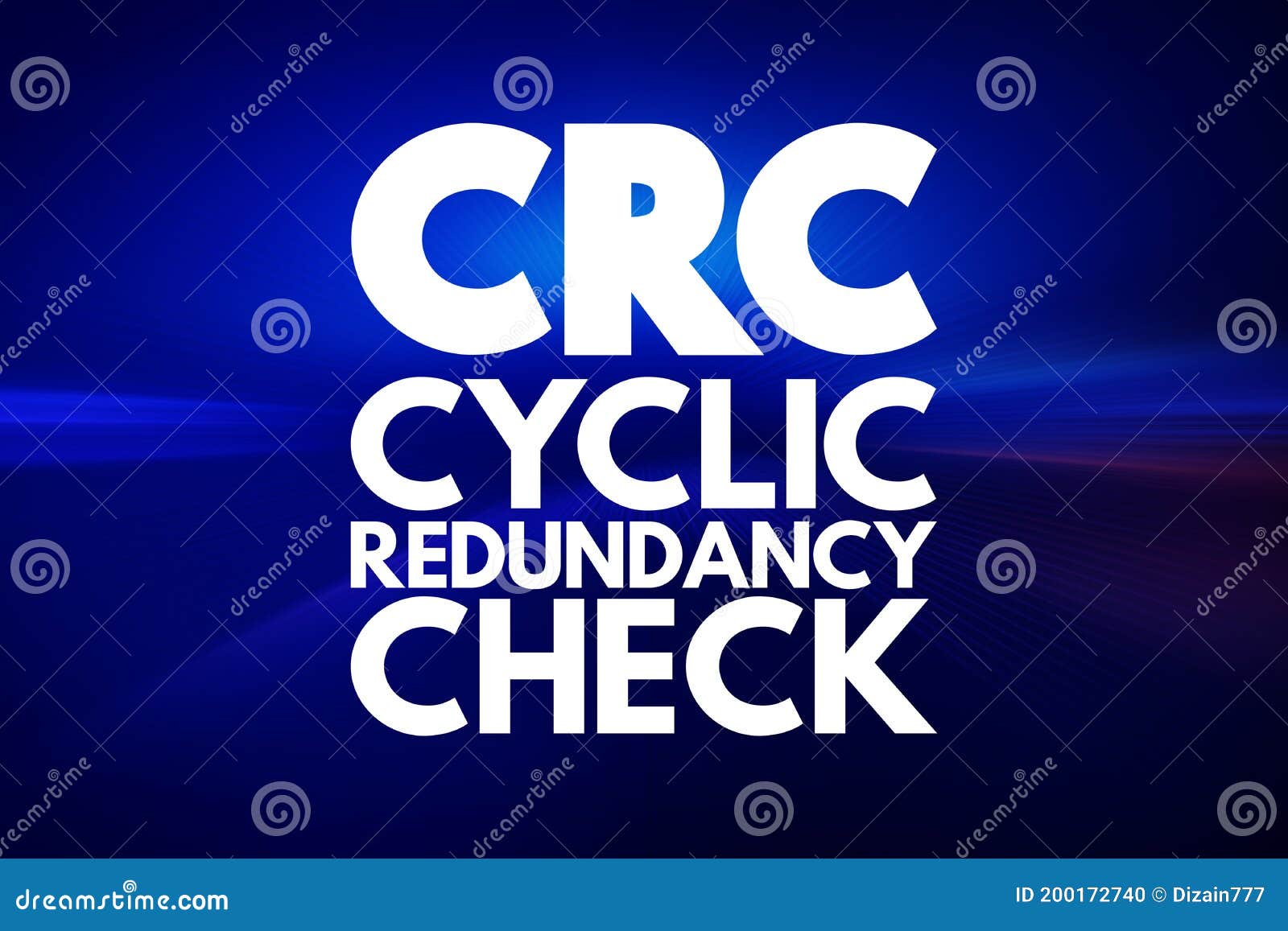 CRC - Cyclic Redundancy Check Acronym, Technology Concept Background ... CRC - Cyclic Redundancy Check Acronym, Technology Concept Background ...