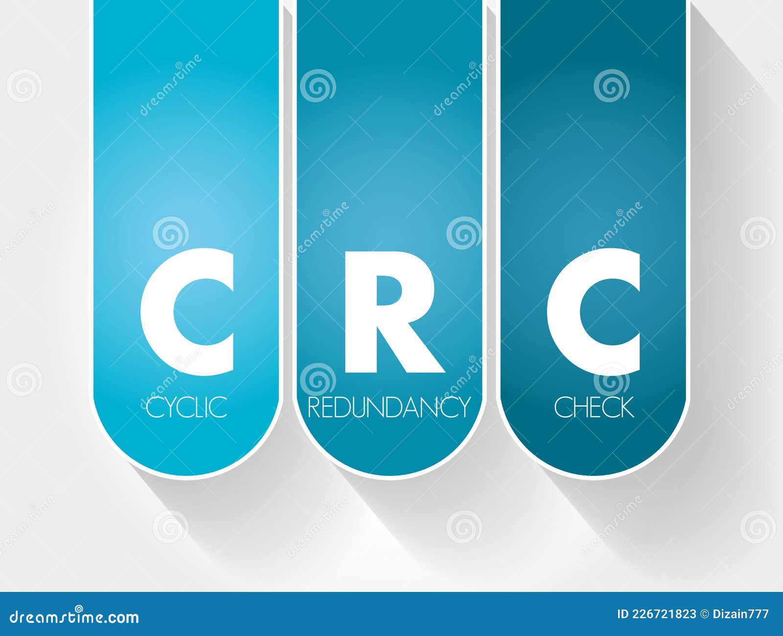 CRC - Cyclic Redundancy Check Acronym, Technology Concept Background ...