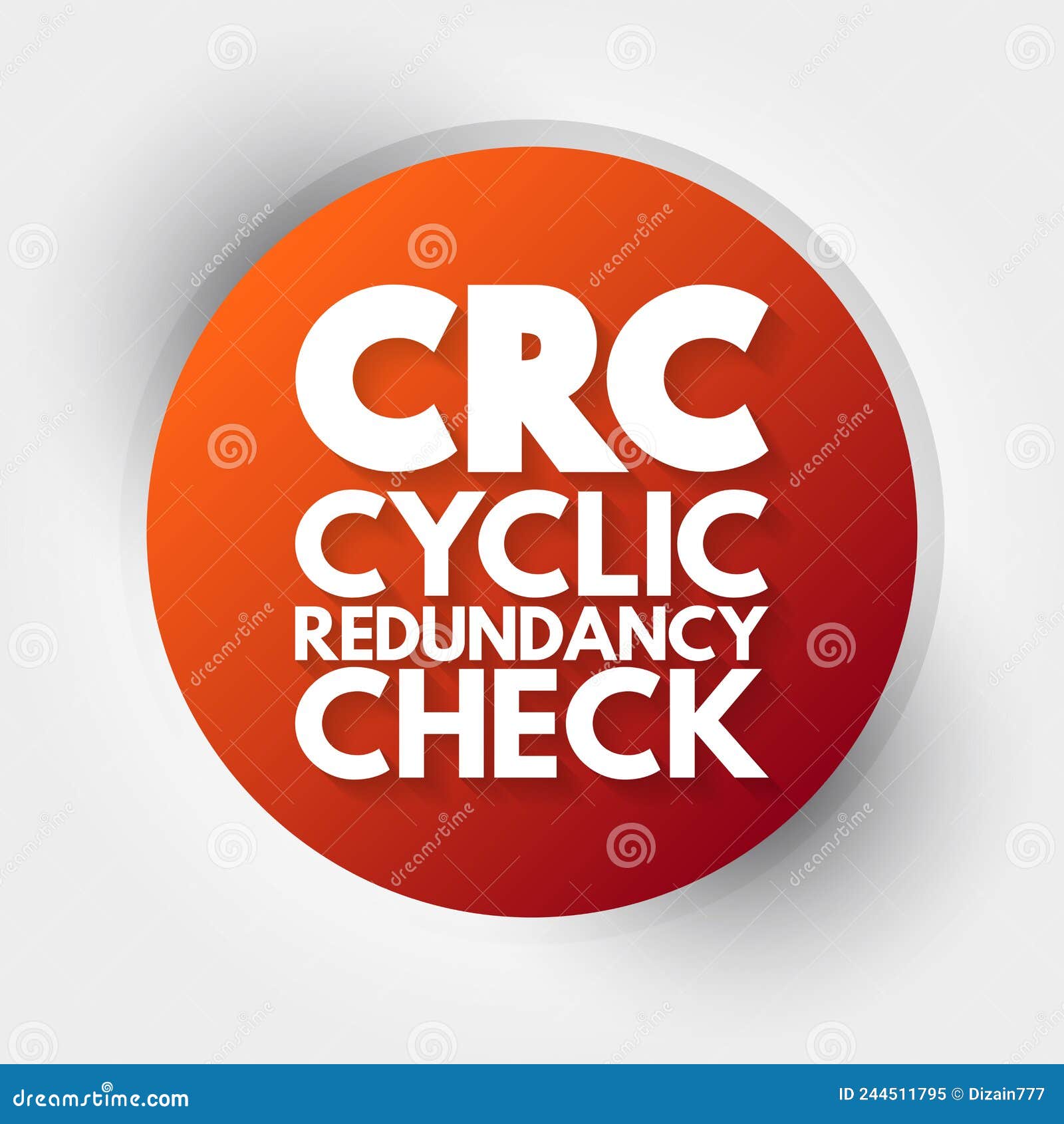 CRC - Cyclic Redundancy Check Acronym, Technology Concept Background ... CRC - Cyclic Redundancy Check Acronym, Technology Concept Background ...