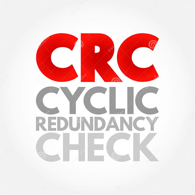 CRC - Cyclic Redundancy Check is an Error-detecting Code Commonly Used ...