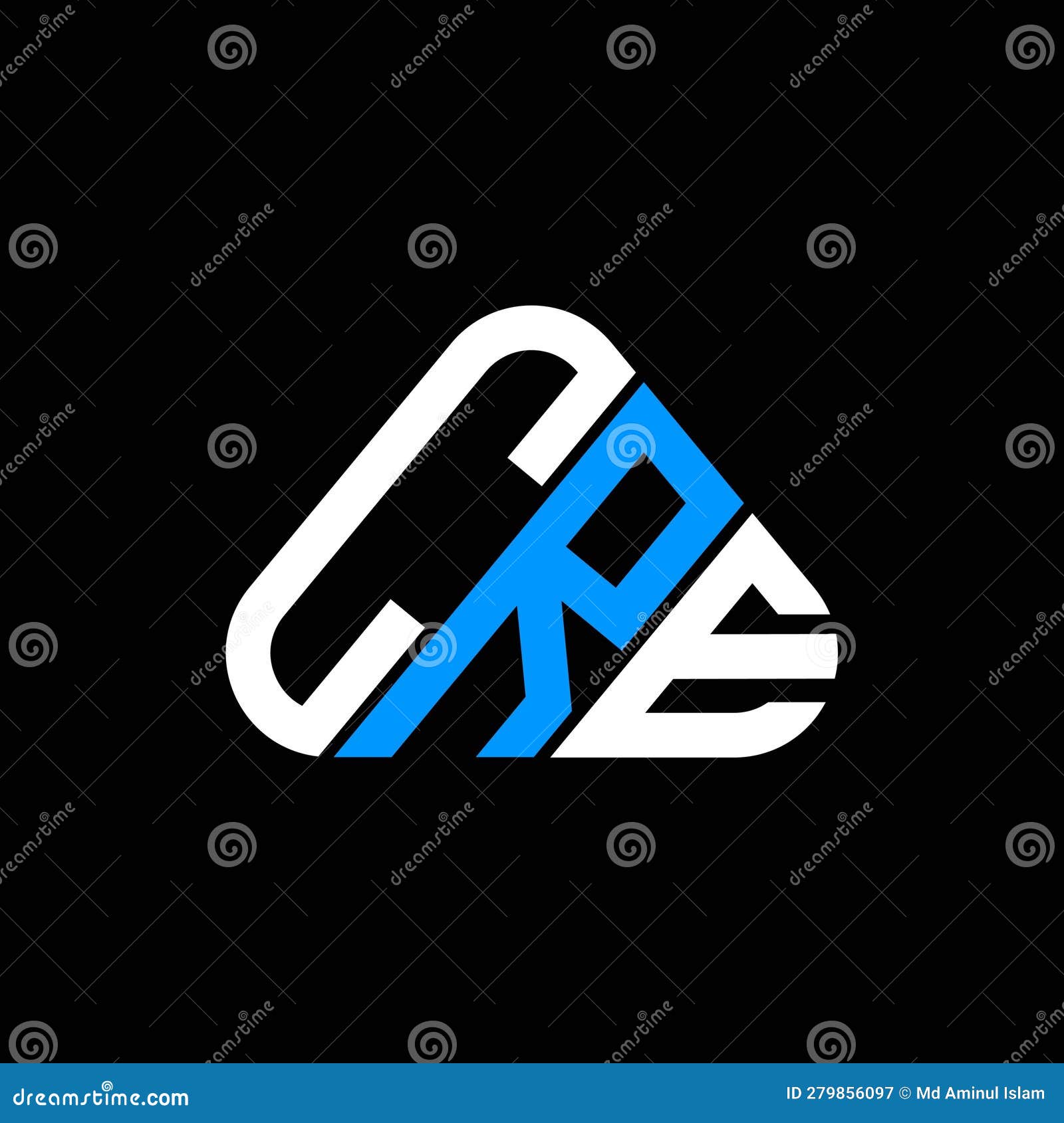 CRE Letter Logo Creative Design with Vector Graphic, CRE Simple and ...