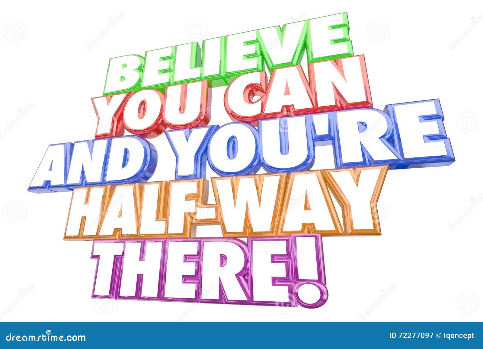 Crea Que Usted Puede Usted Es Allí El Decir Intermedio Stock de ...