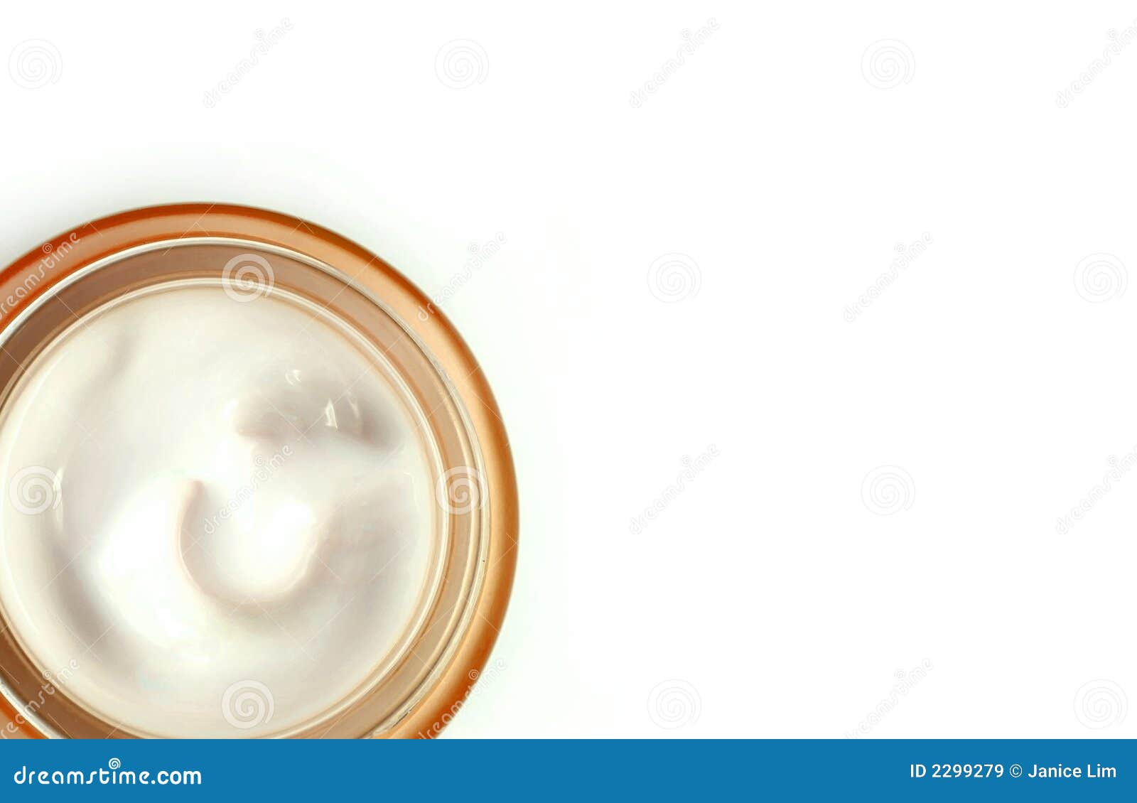 Cream Bottle Mock Up In Water Splash On Blue Background. Stock ...