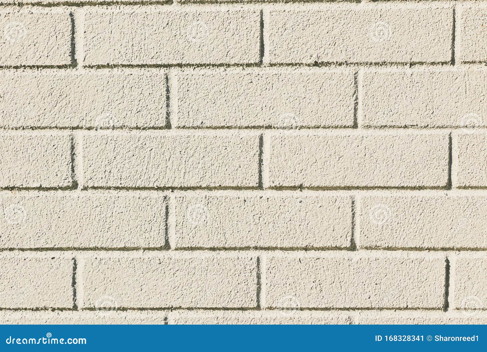 Cream Brick Wall And Two White Forms Of Lamp Royalty-Free Stock Image ...