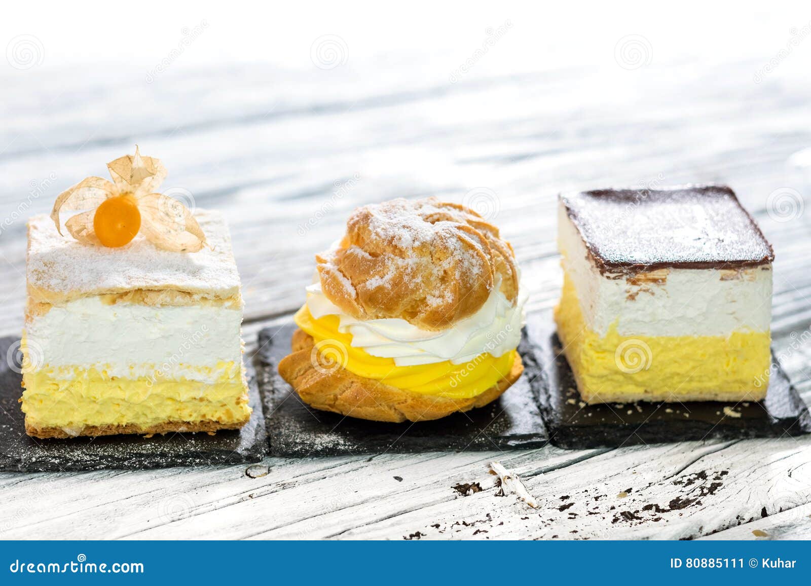 Cream cake dessert stock image. Image of mousse, meal - 80885111