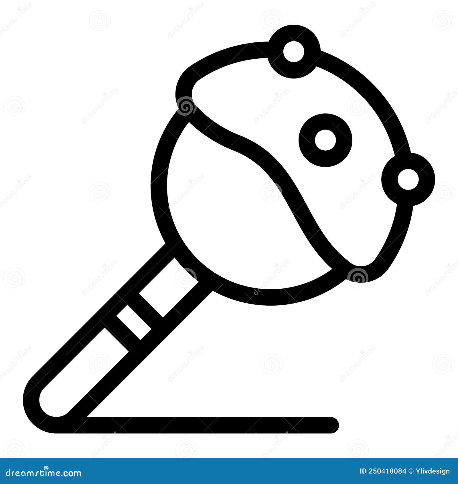 Cream Cake Pop Icon Outline Vector. Candy Chocolate Stock Vector ...