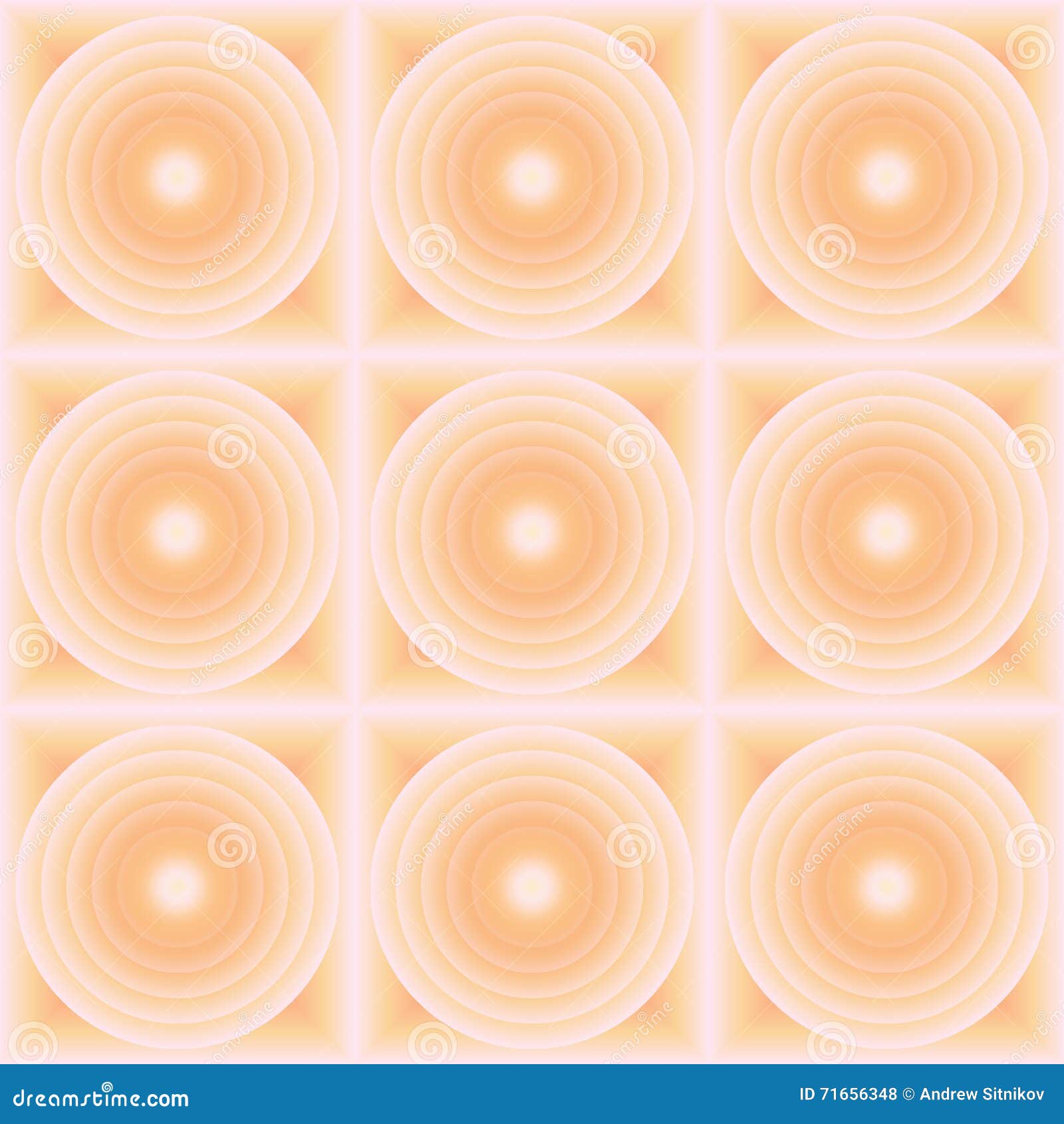 Cream circles stock illustration. Illustration of details - 71656348