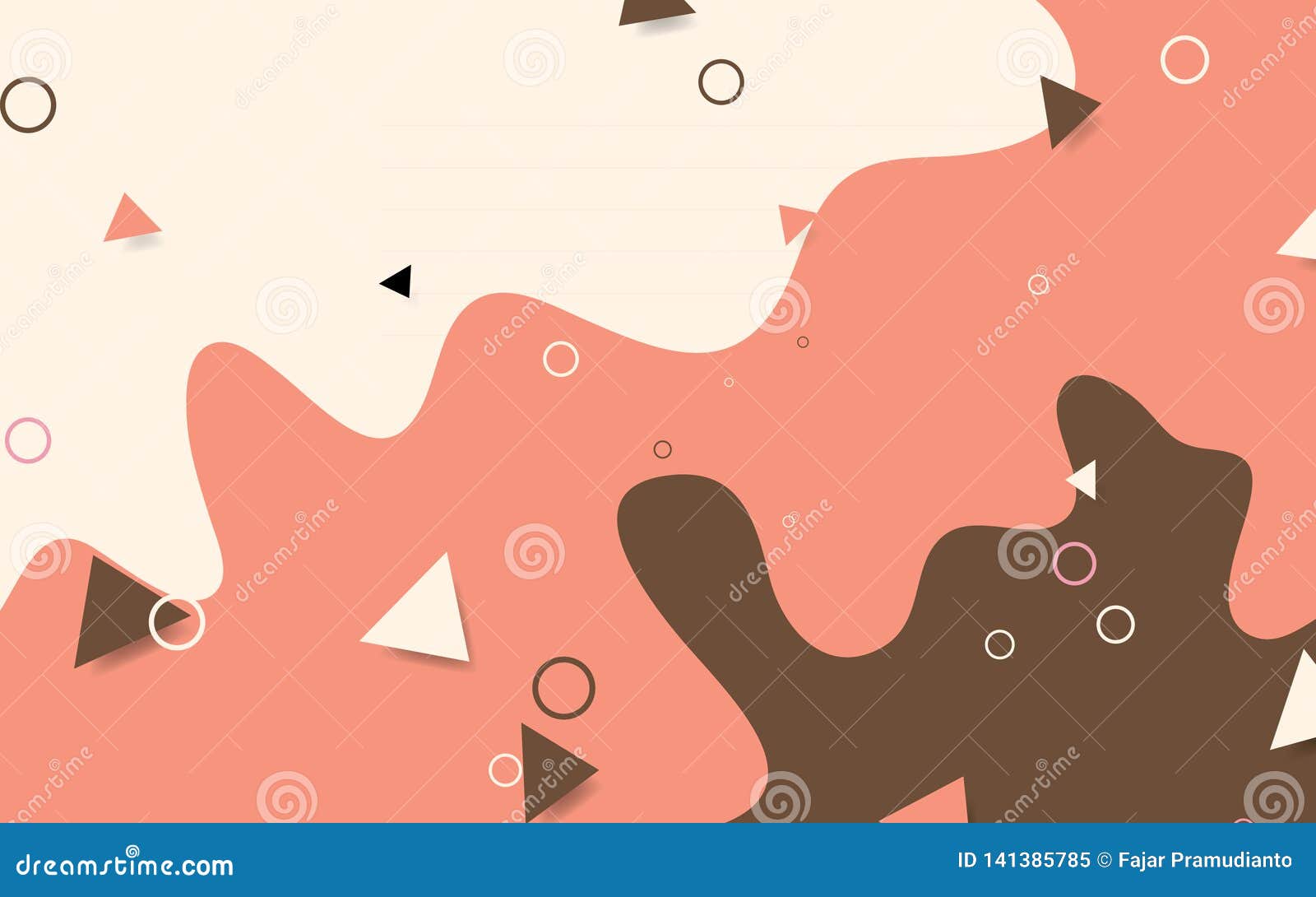 Cream Color Splash Abstract Background Vector Stock Vector ...