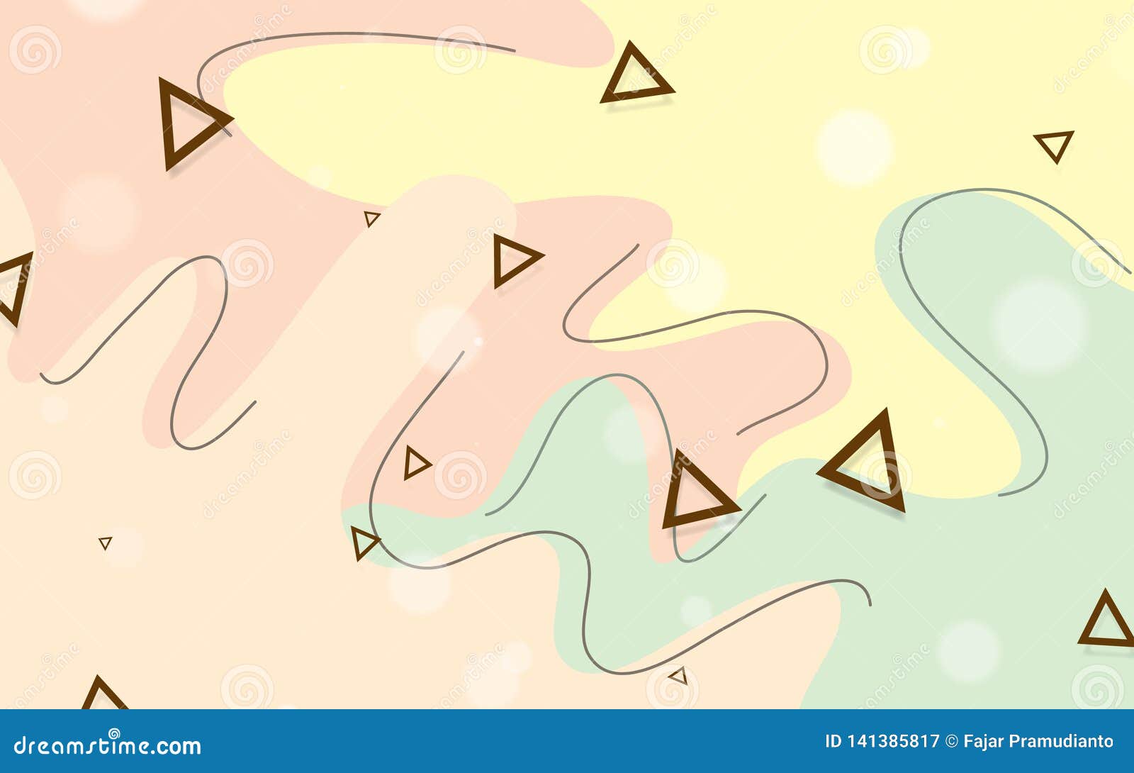 Cream Color Splash Abstract Background Vector Stock Vector ...