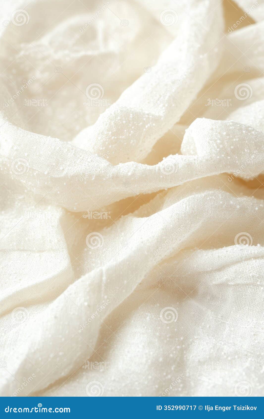 Cream Colored Fabric Texture with Subtle Floral Pattern for Background ...