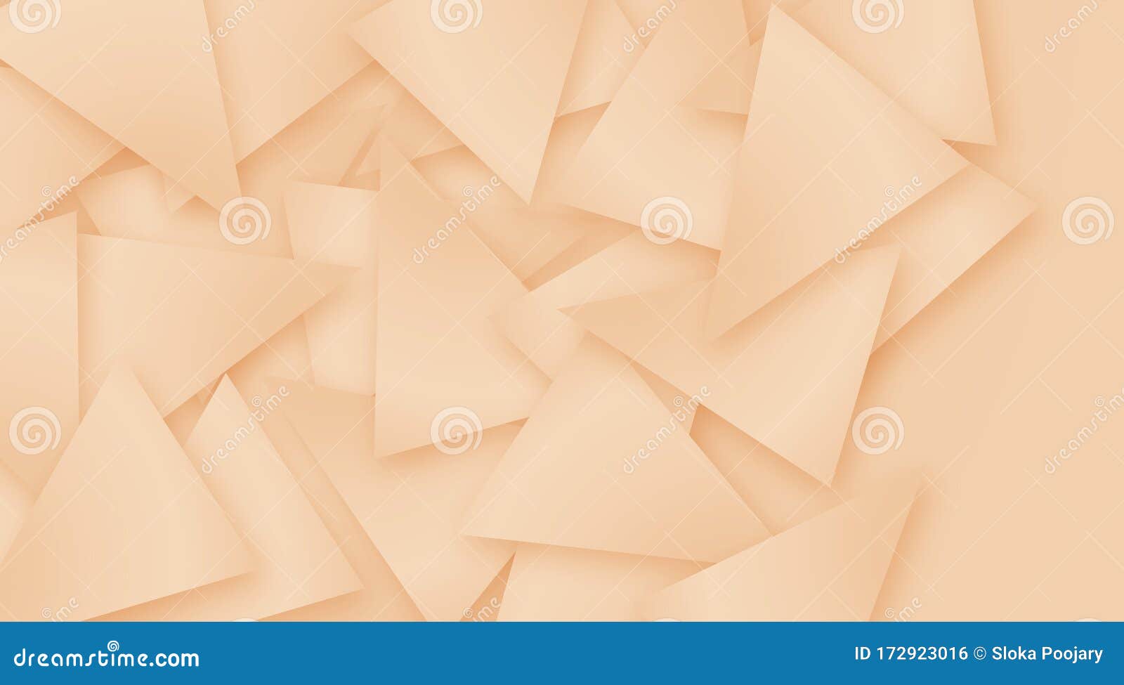 Cream Colored Overlapping Triangles Design for Graphic Designers 3 ...
