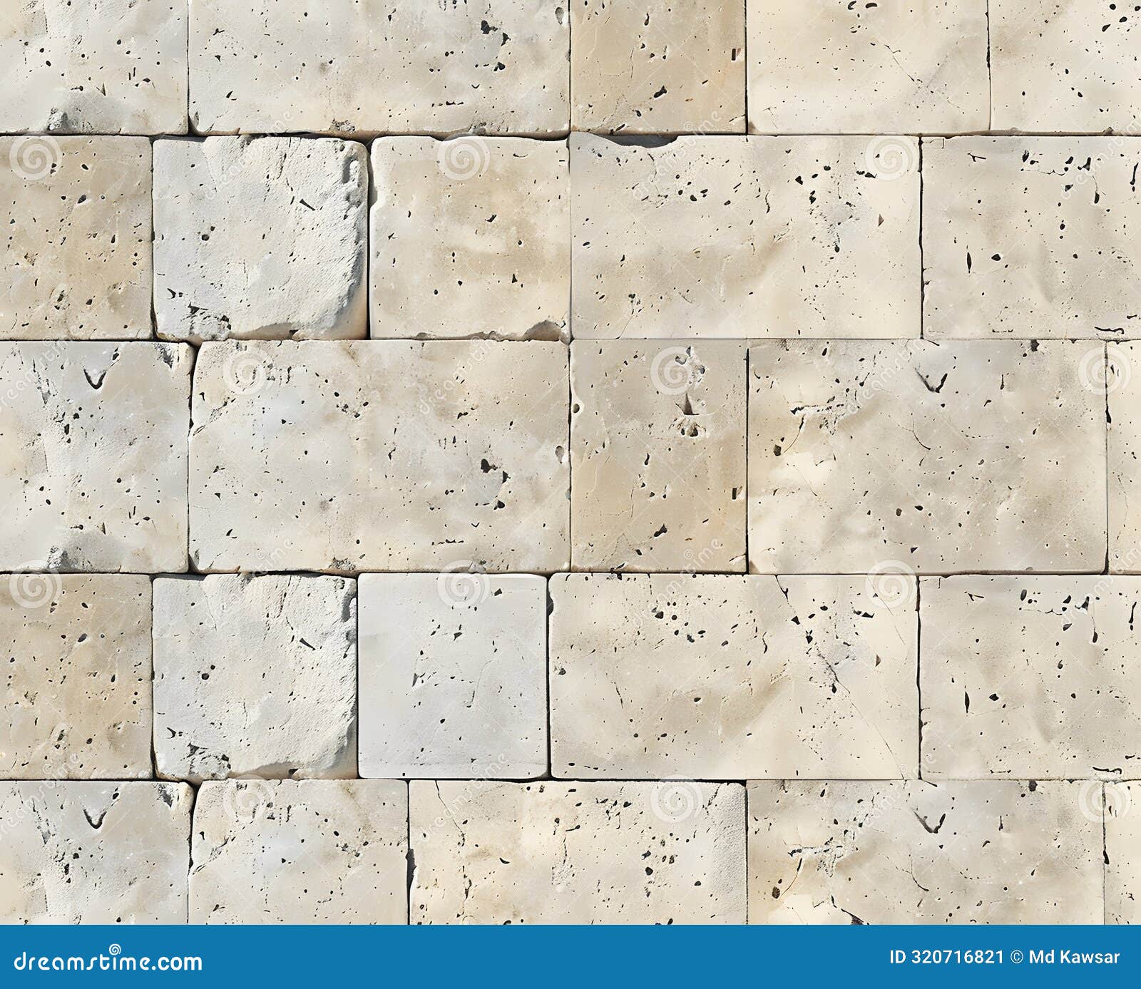 Cream Colored Stone Wall Cladding Texture Stock Illustration ...