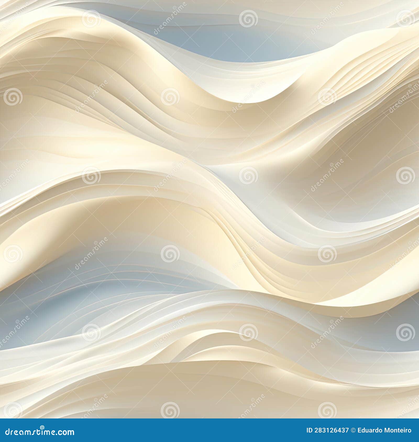 Cream Colored Wavy Wave Pattern with Soft Edges (tiled) Stock ...