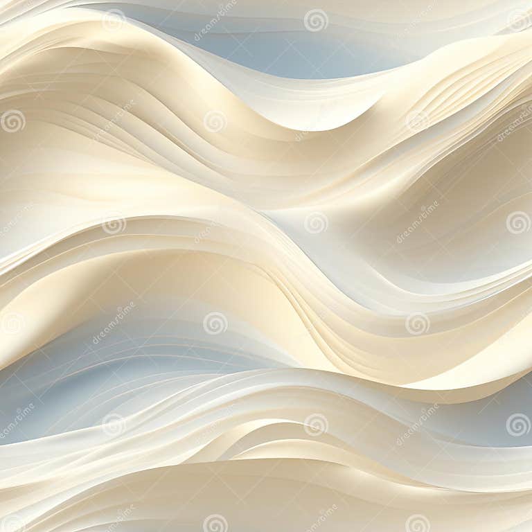 Cream Colored Wavy Wave Pattern with Soft Edges (tiled) Stock ...