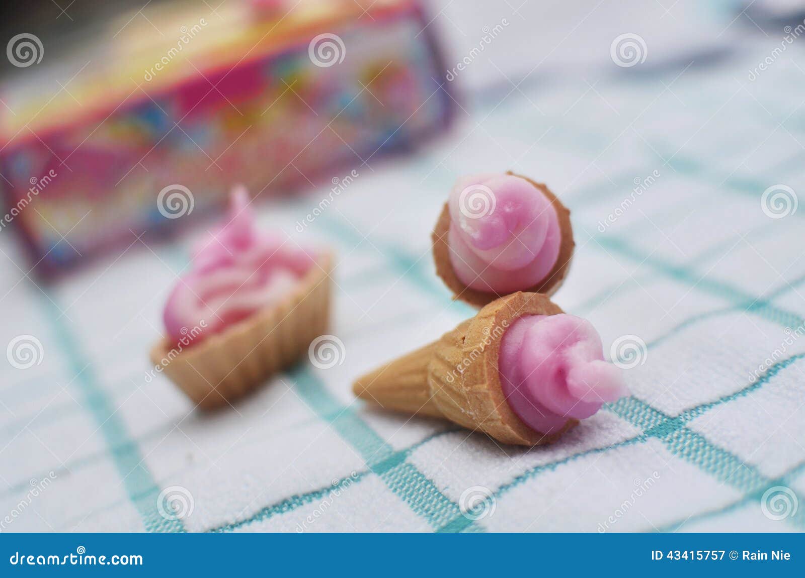 Cream Cone stock image. Image of cone, snack, icecream - 43415757