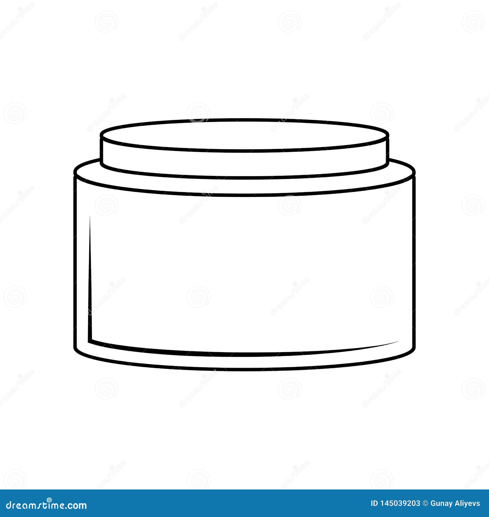 Cream Container Icon. Element of Beauty Salon for Mobile Concept and ...