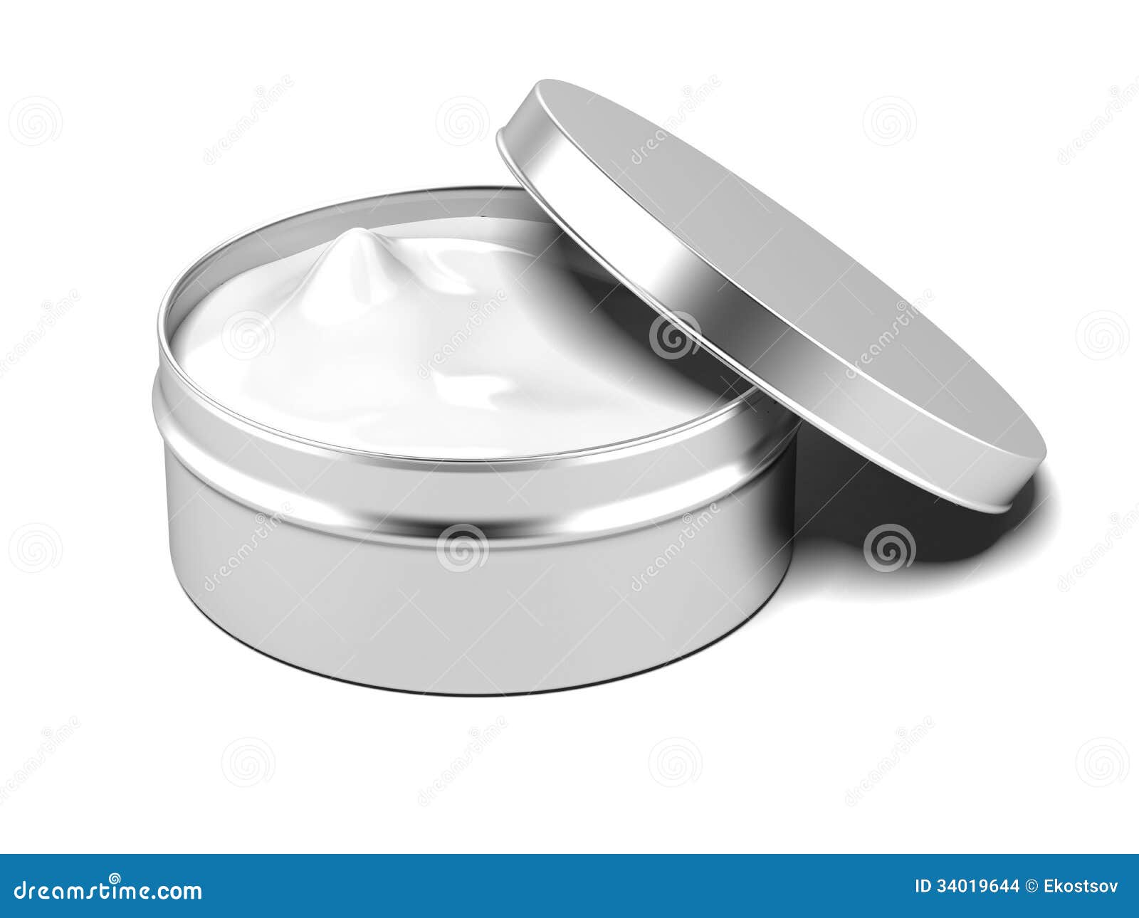 Cream container stock illustration. Illustration of healthy - 34019644