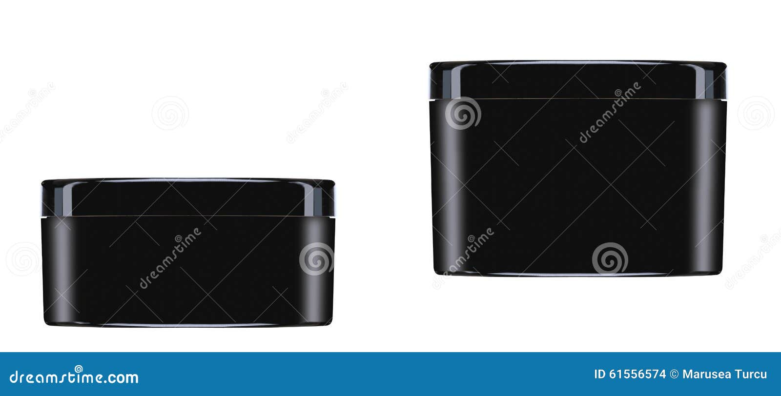 Cream containers stock photo. Image of beauty, draw, cosmetic - 61556574