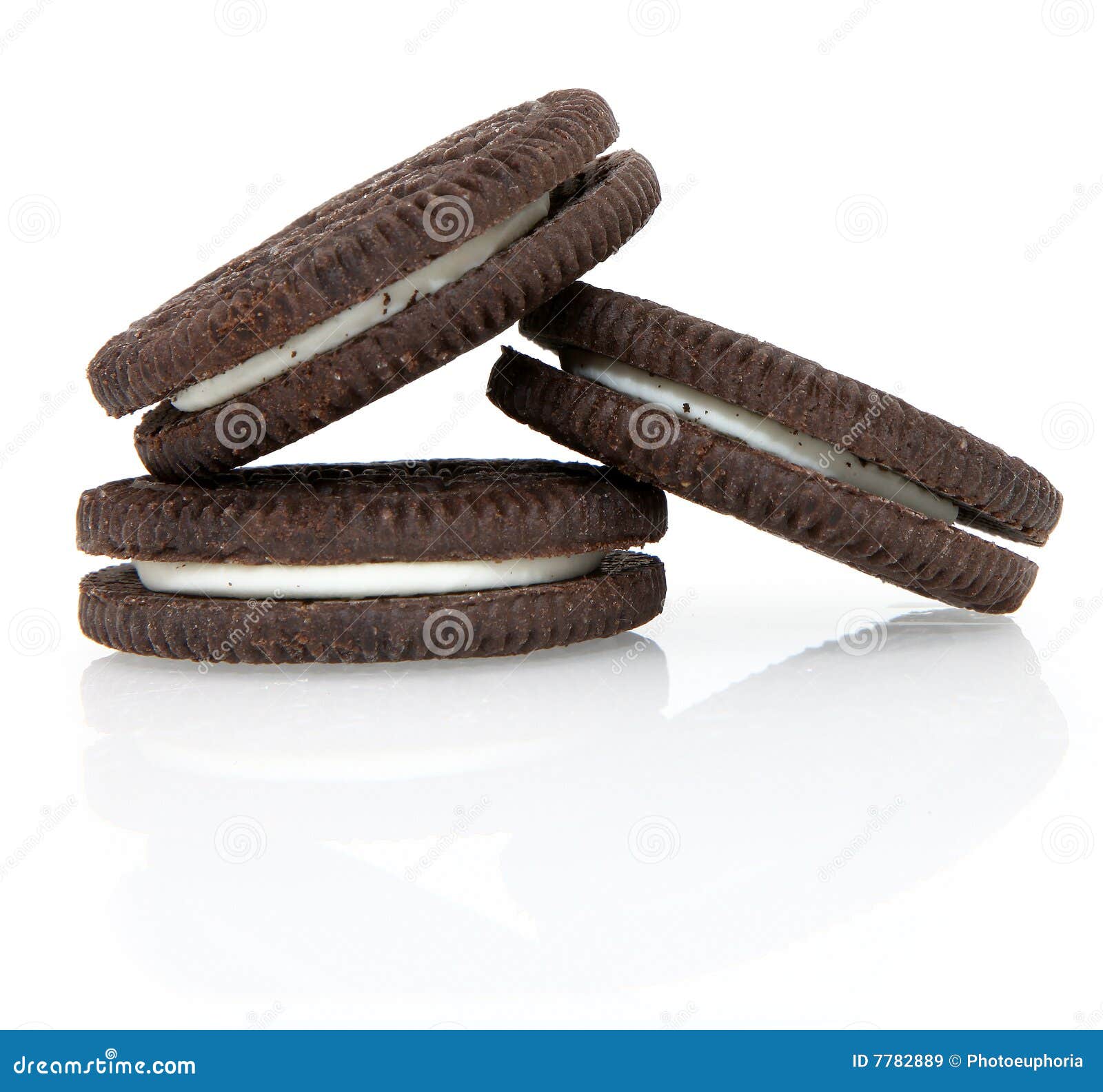 Cream Cookies stock image. Image of tasty, yummy, twist - 7782889