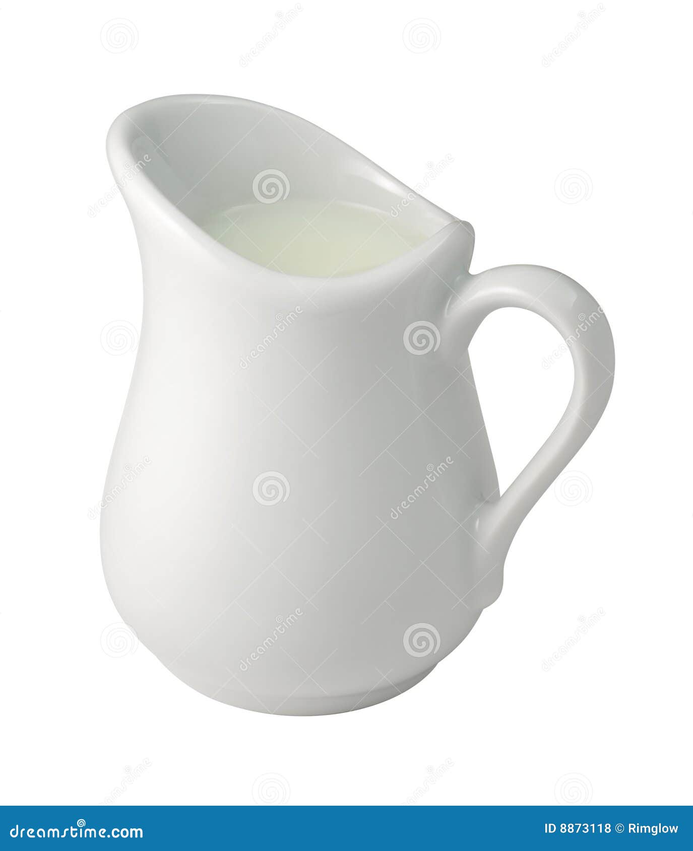 Cream (Creamer) (with Clipping Path) Stock Photo - Image of creamer ...