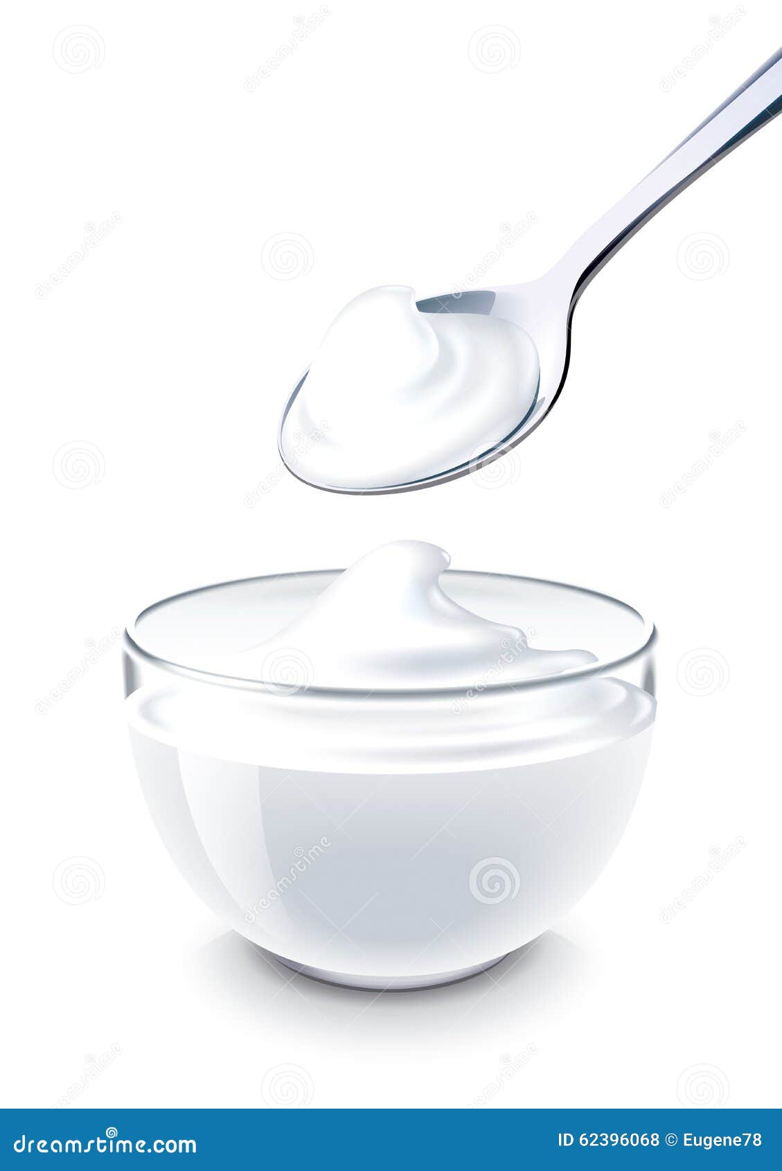 Cream stock vector. Illustration of isolated, milk, metal - 62396068