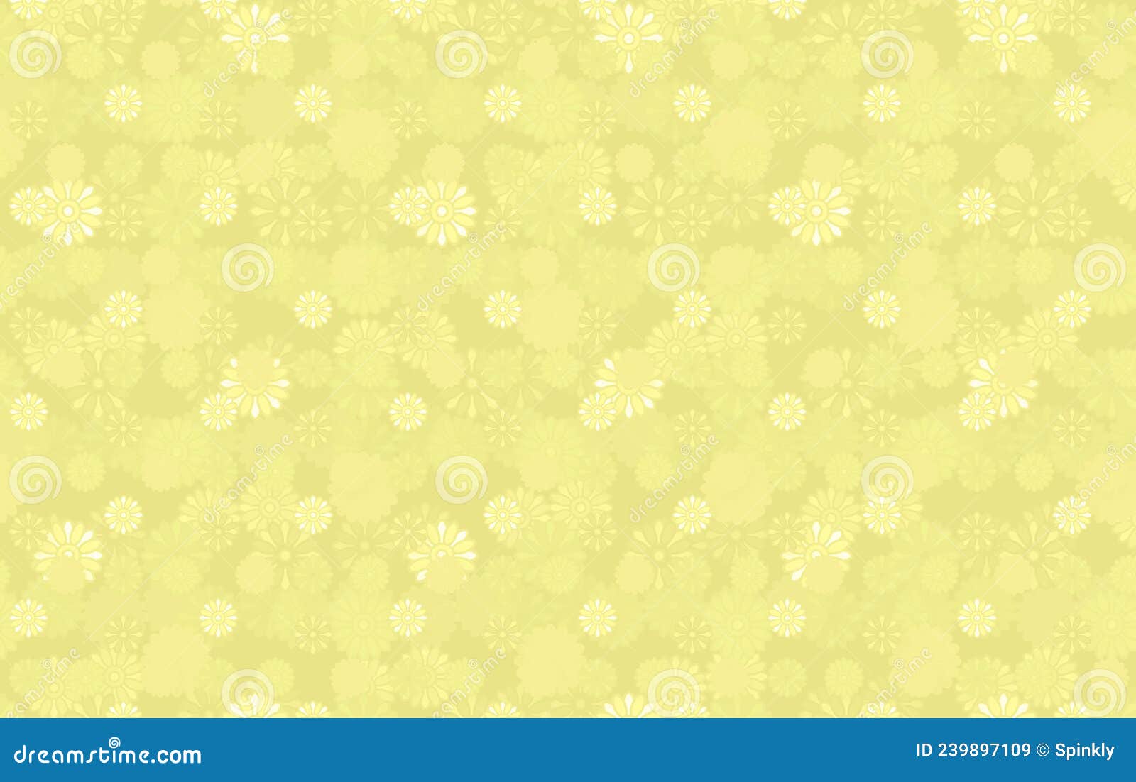 Cream Floral Layer Background Design for Wallpaper Stock Illustration ...