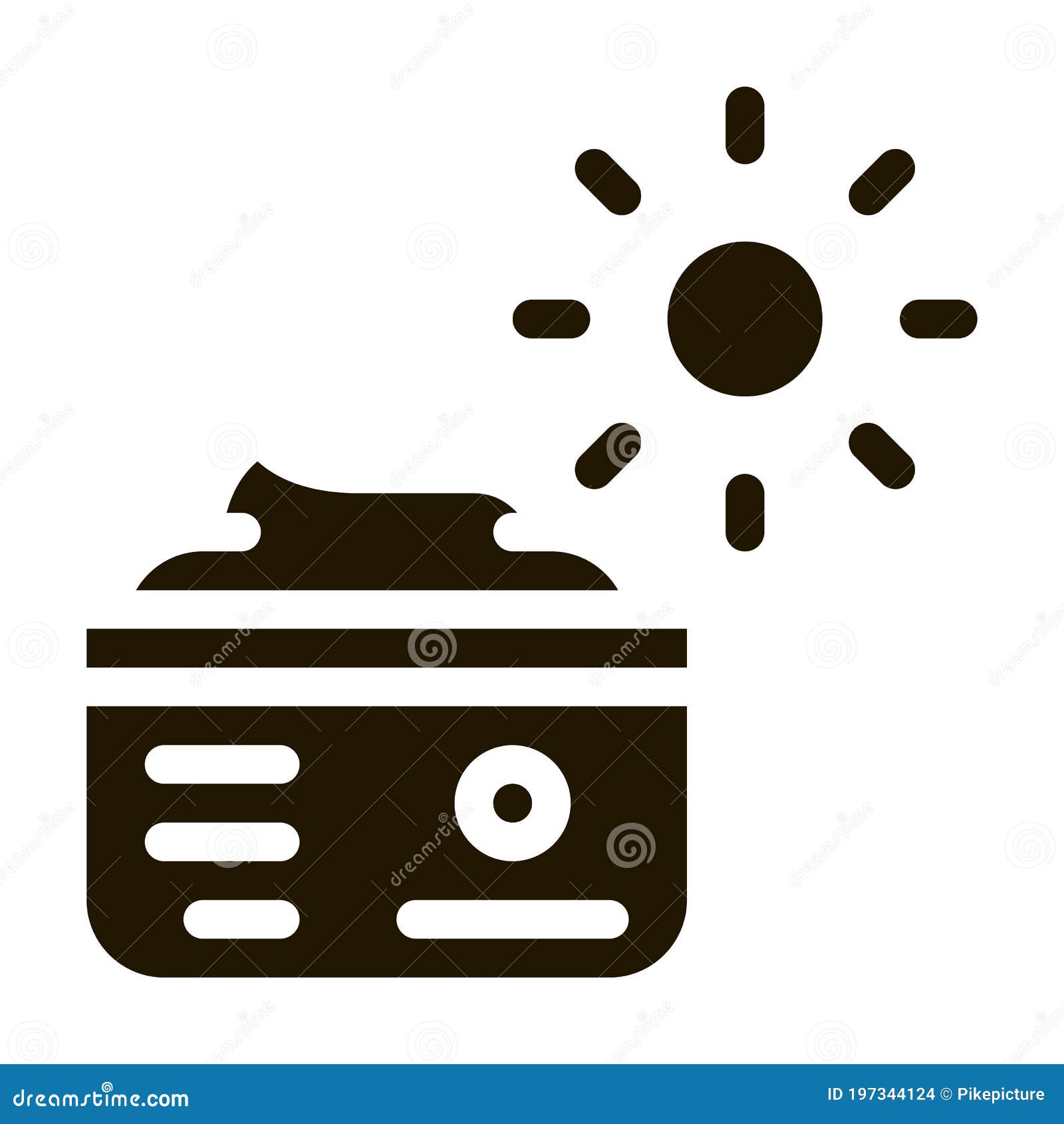 Daily Cream Icon Vector Glyph Illustration Stock Vector - Illustration ... Daily Cream Icon Vector Glyph Illustration Stock Vector - Illustration ...