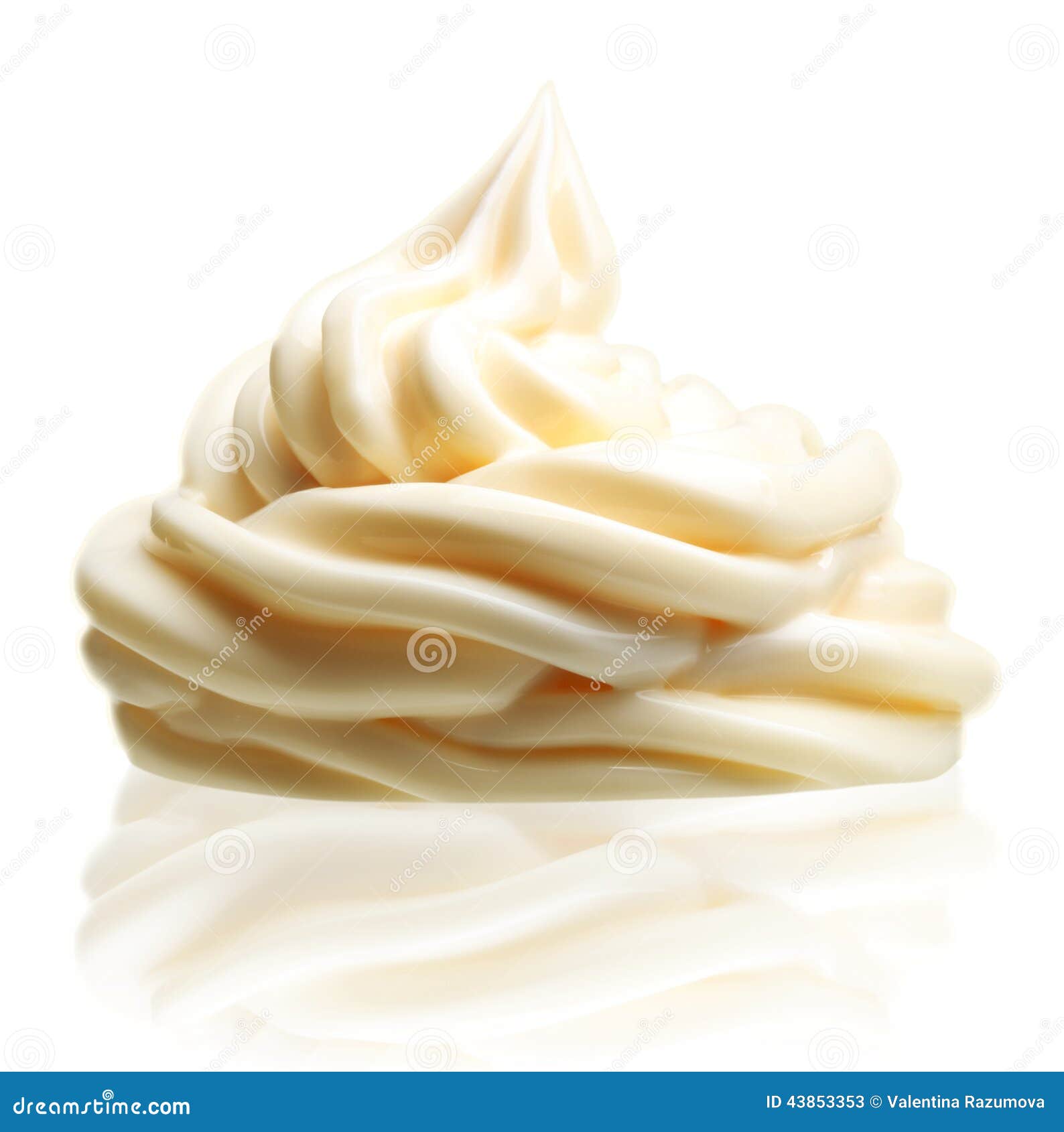 Cream isolated stock image. Image of cream, splatter - 43853353